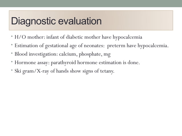 Neonatal-Hypocalcemia, a presentation. Child health Nursing.pptx ...