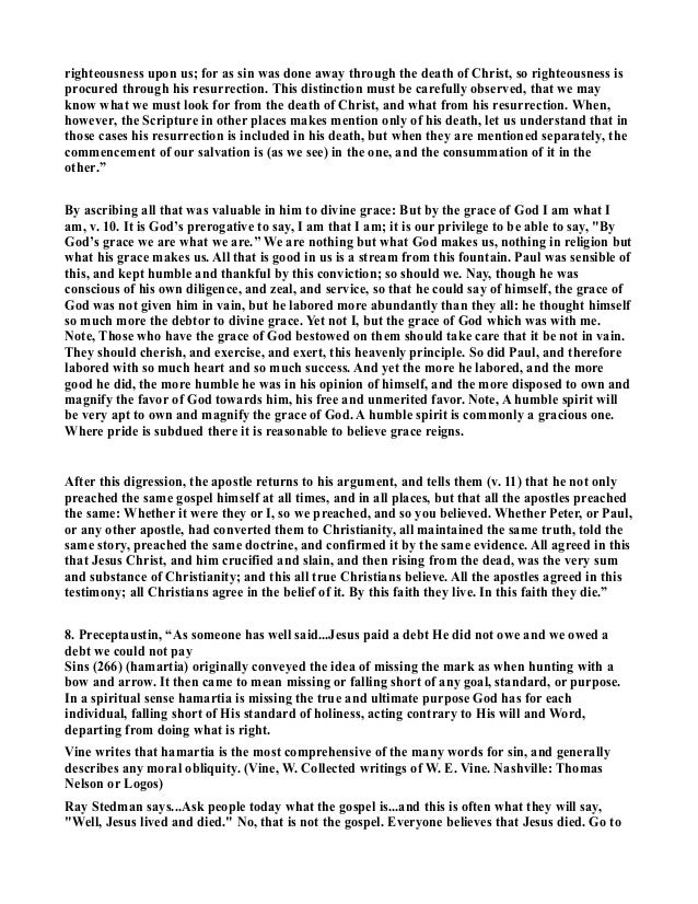 1 CORINTHIANS 15 1 11 COMMENTARY 1-corinthians-15-1-11-commentary