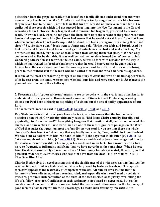 1 CORINTHIANS 15 1 11 COMMENTARY 1-corinthians-15-1-11-commentary