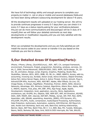 BroadStrong Software Room Profile | PDF