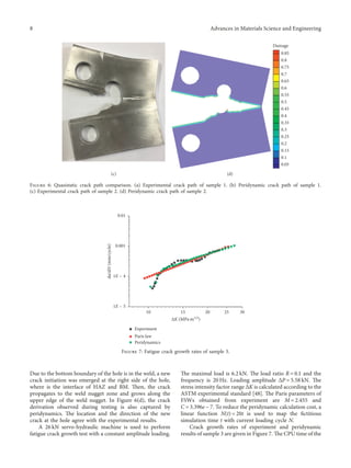 Studies on Quasi-Static and Fatigue Crack Propagation Behaviours in Friction Stir Welded Joints ...