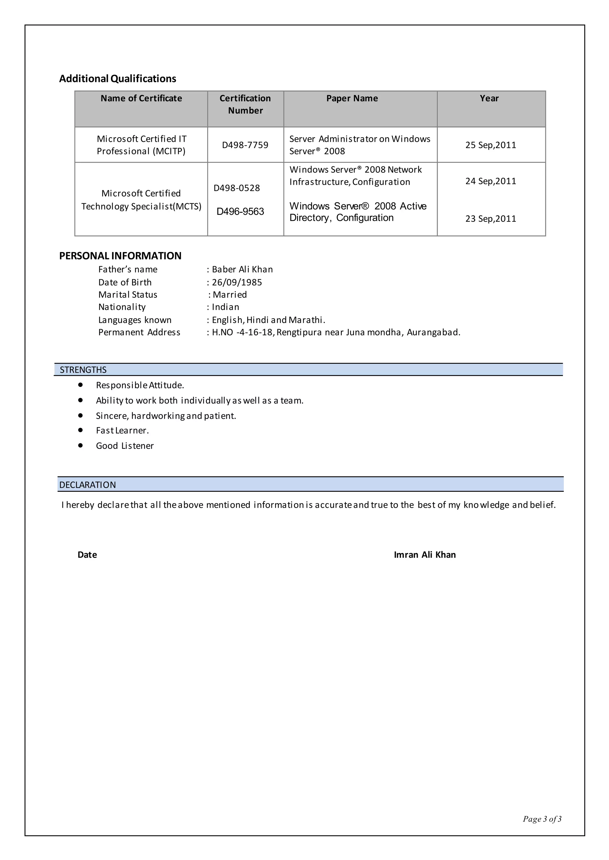 Desktop CV | PDF