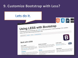 Bootstrap Presentation | PPTX