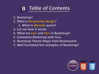 Bootstrap Presentation | PPTX