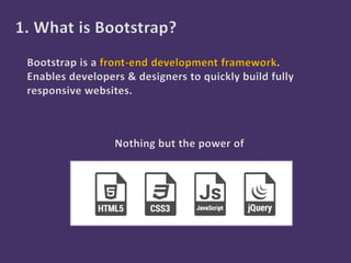 Bootstrap Presentation | PPTX