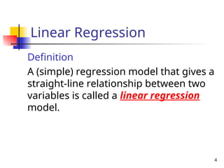 Simple Linear Regression in R-Programming | PPT