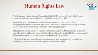 Human Rights Laws & Position Of Bangladesh | PPT