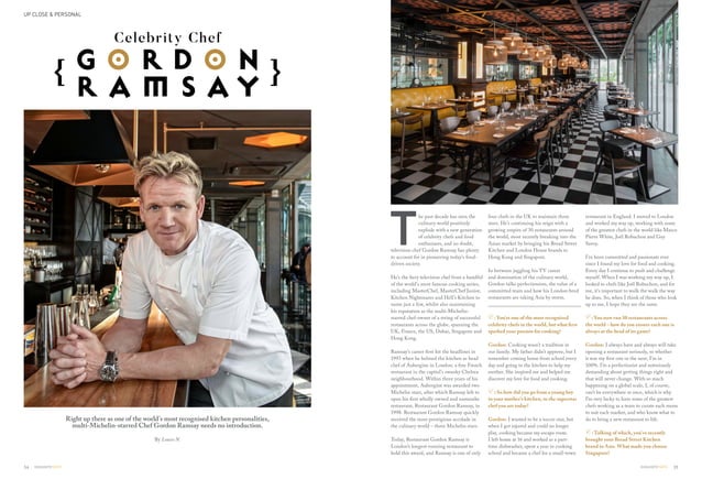 Up Close and Personal - Gordon Ramsay | PPT