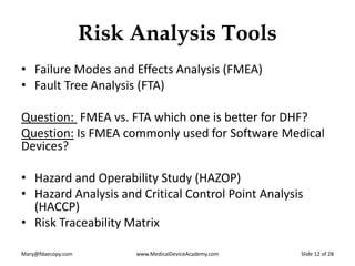 510(k) Best Practices - Combining Risk Management & Design Controls.pptx