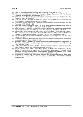 Analyzing the deformation of copper conductor from a fire impact | PDF