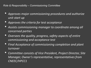 Commissioning Planning Meeting | PPTX