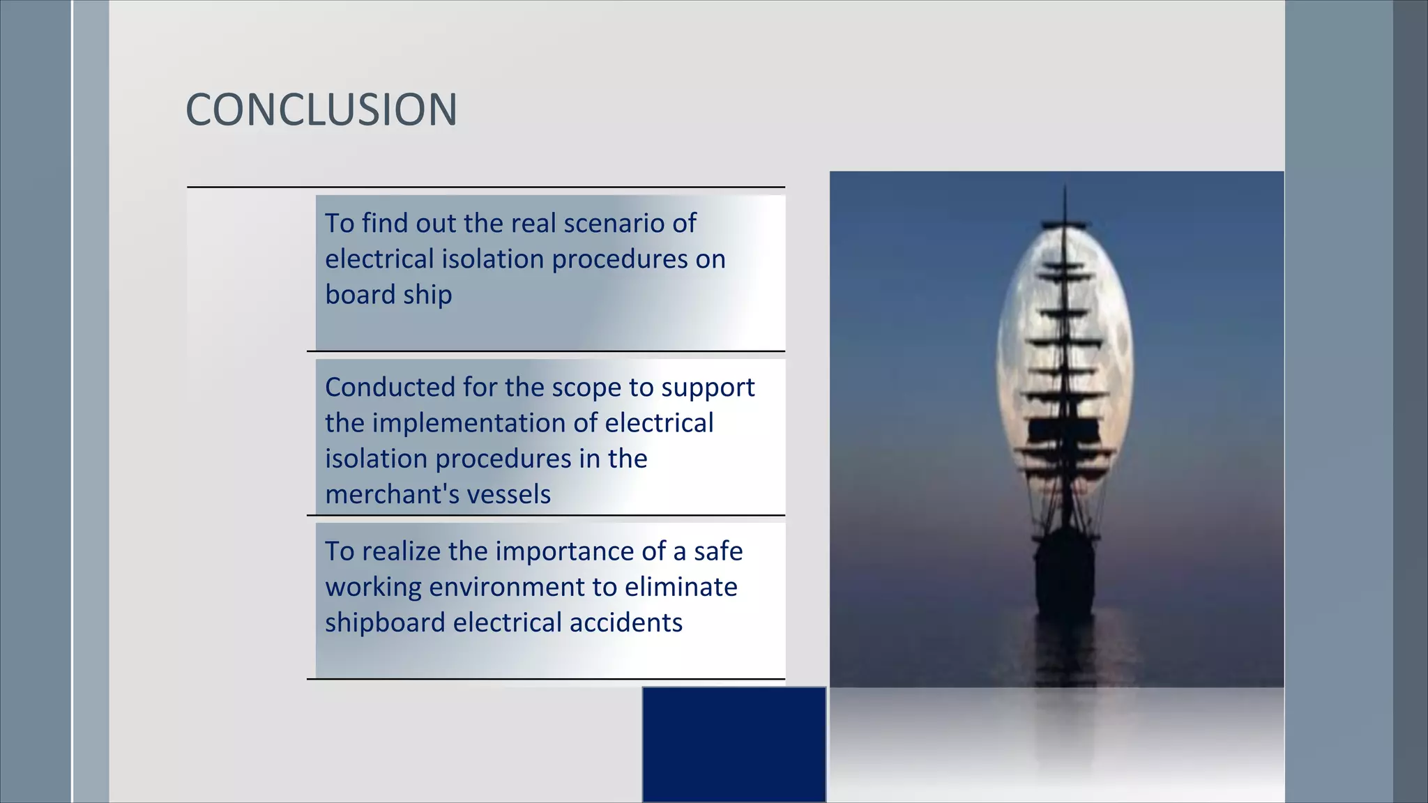 Electrical Isolation procedure onboard ship | PDF