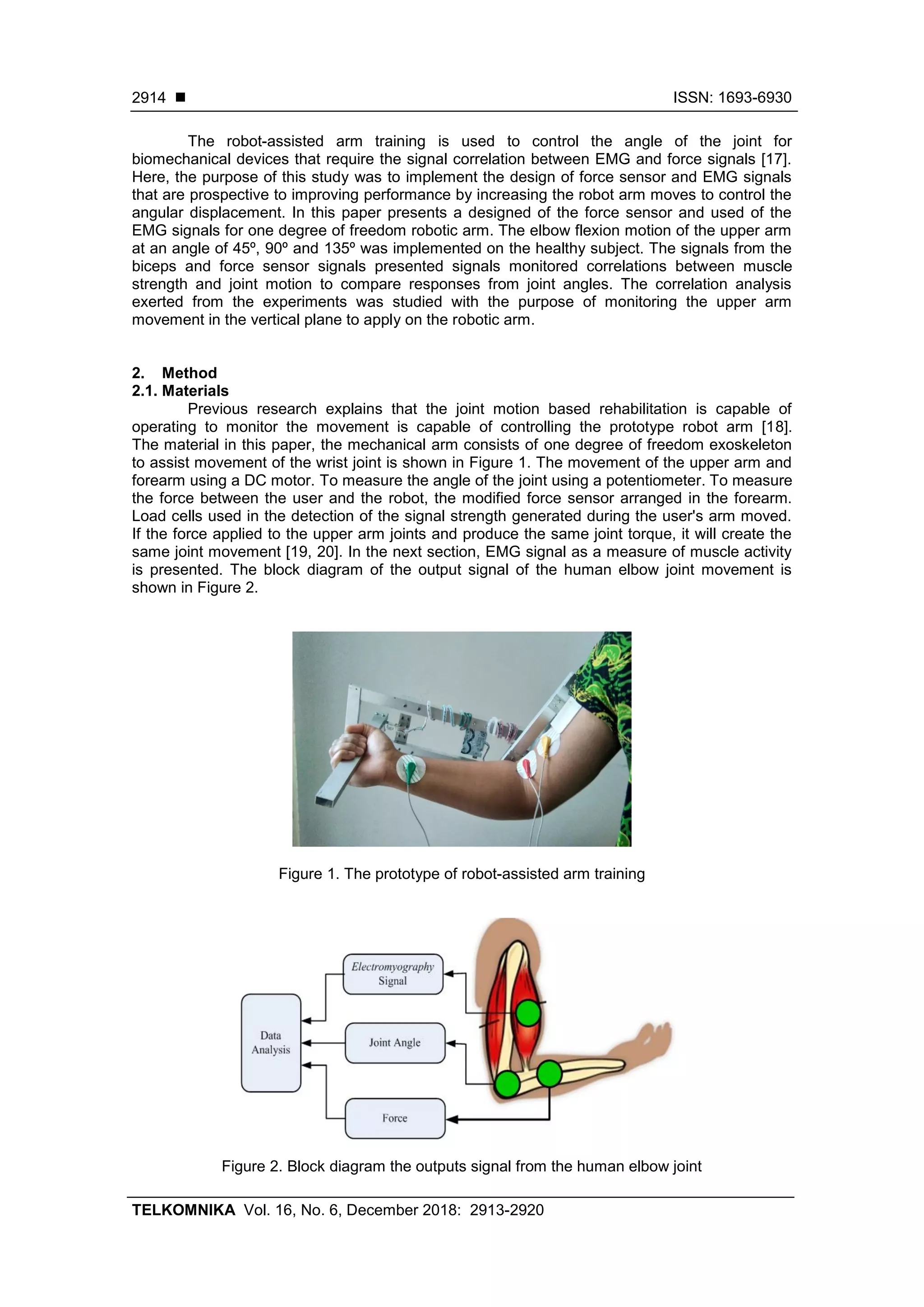 Application of EMG and Force Signals of Elbow Joint on Robot-assisted ...