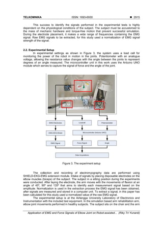 Application of EMG and Force Signals of Elbow Joint on Robot-assisted ...