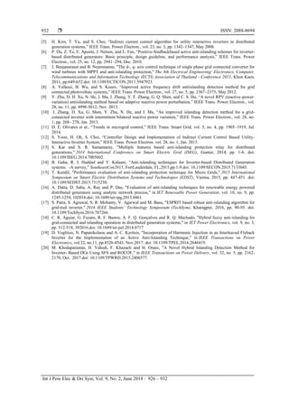 Grid Connected Inverter for Current Control by Using Anti-Islanding Technique | PDF