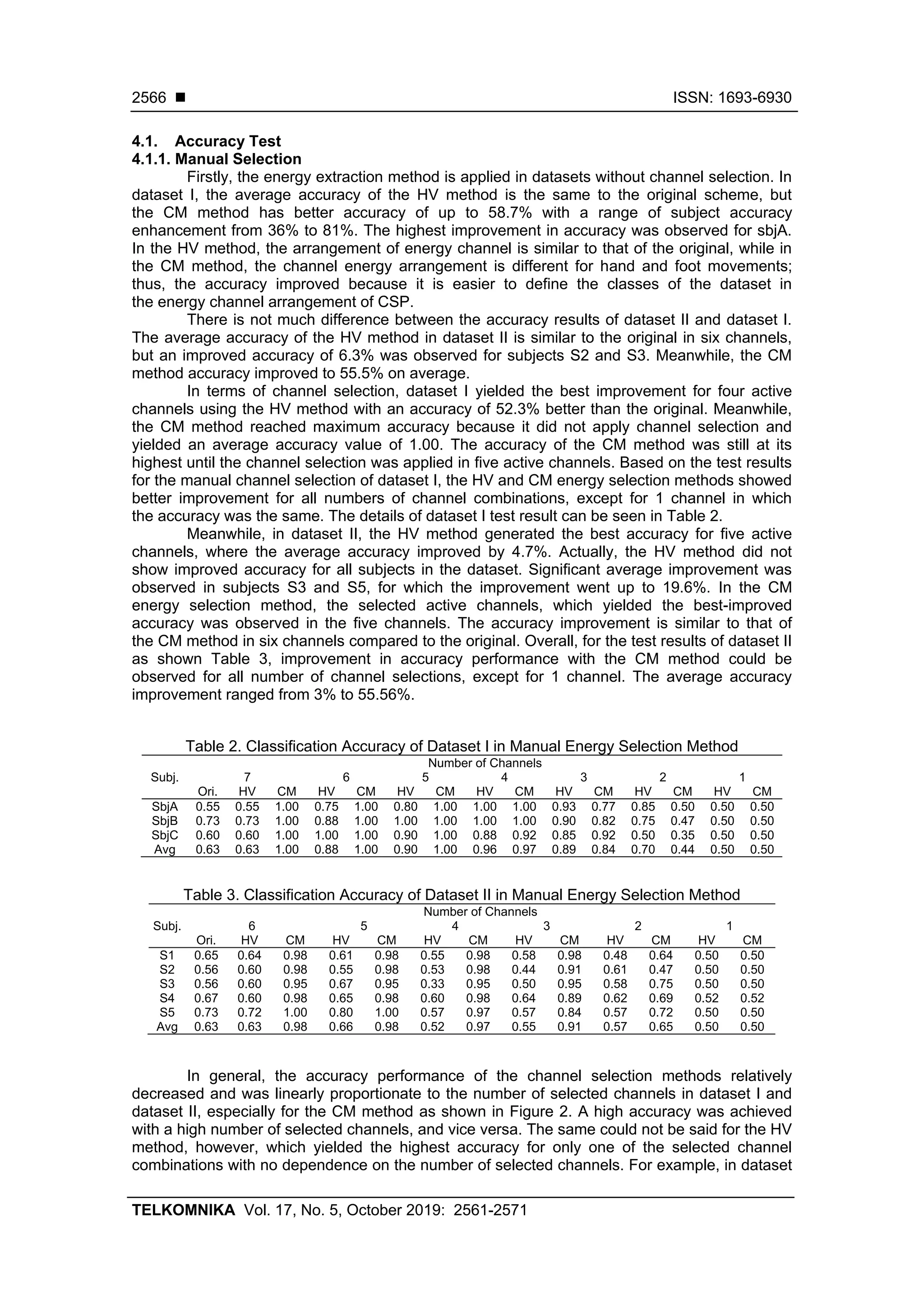 Energy extraction method for EEG channel selection | PDF | Brain and Nervous System Disorders ...