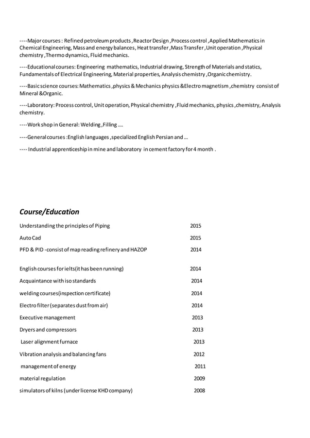 Bahram Asefi | DOCX | Civil Engineering Industry | Industries