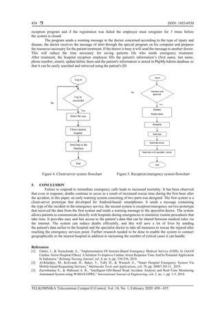 Intelligent alarm system for hospitals using smartphone technology | PDF