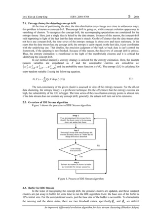 An Improved Differential Evolution Algorithm for Data Stream Clustering | PDF