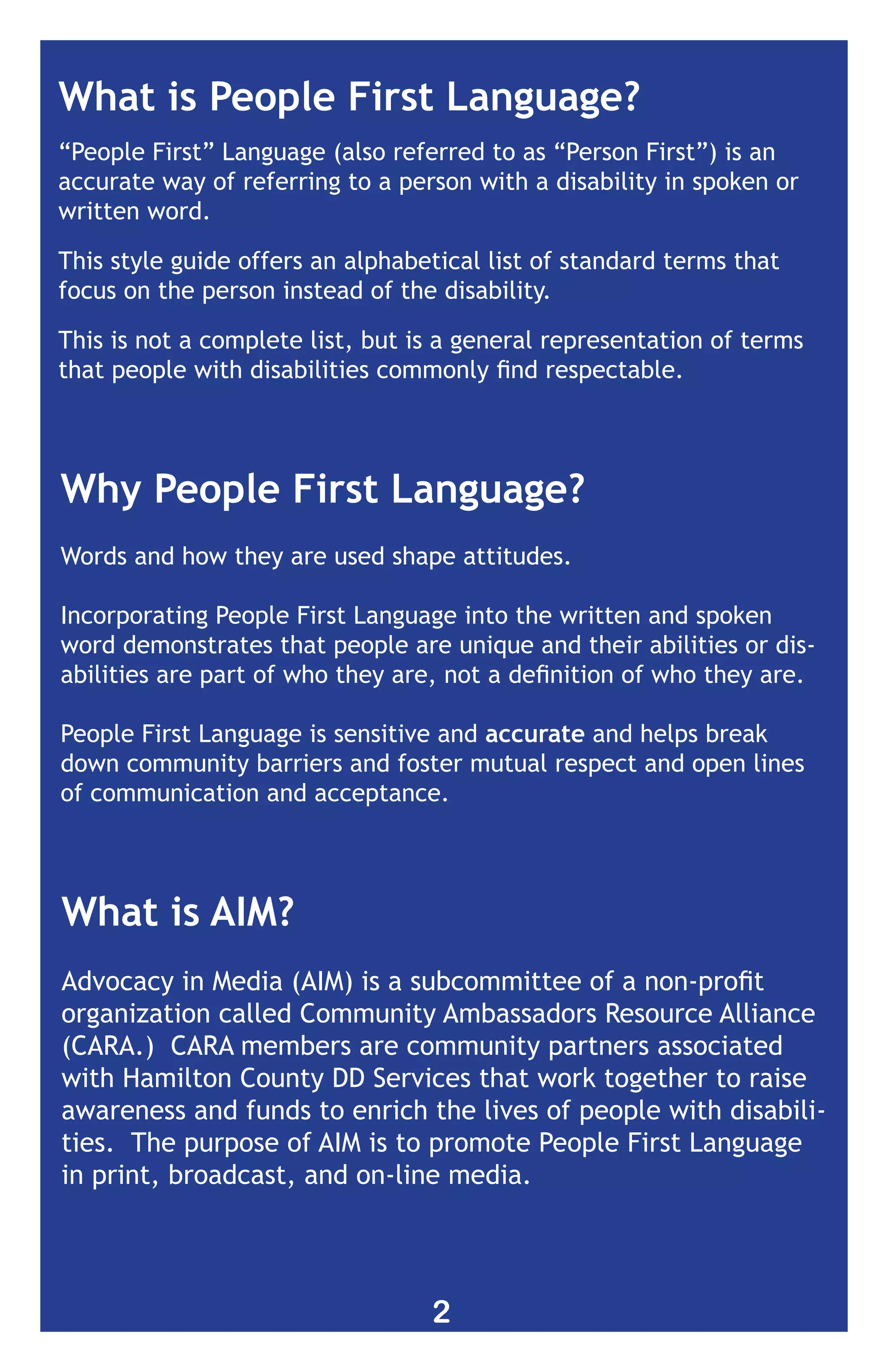 Person First Language Guide 62212 | PDF