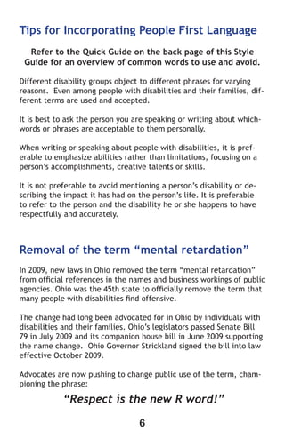 Person First Language Guide 62212 | PDF