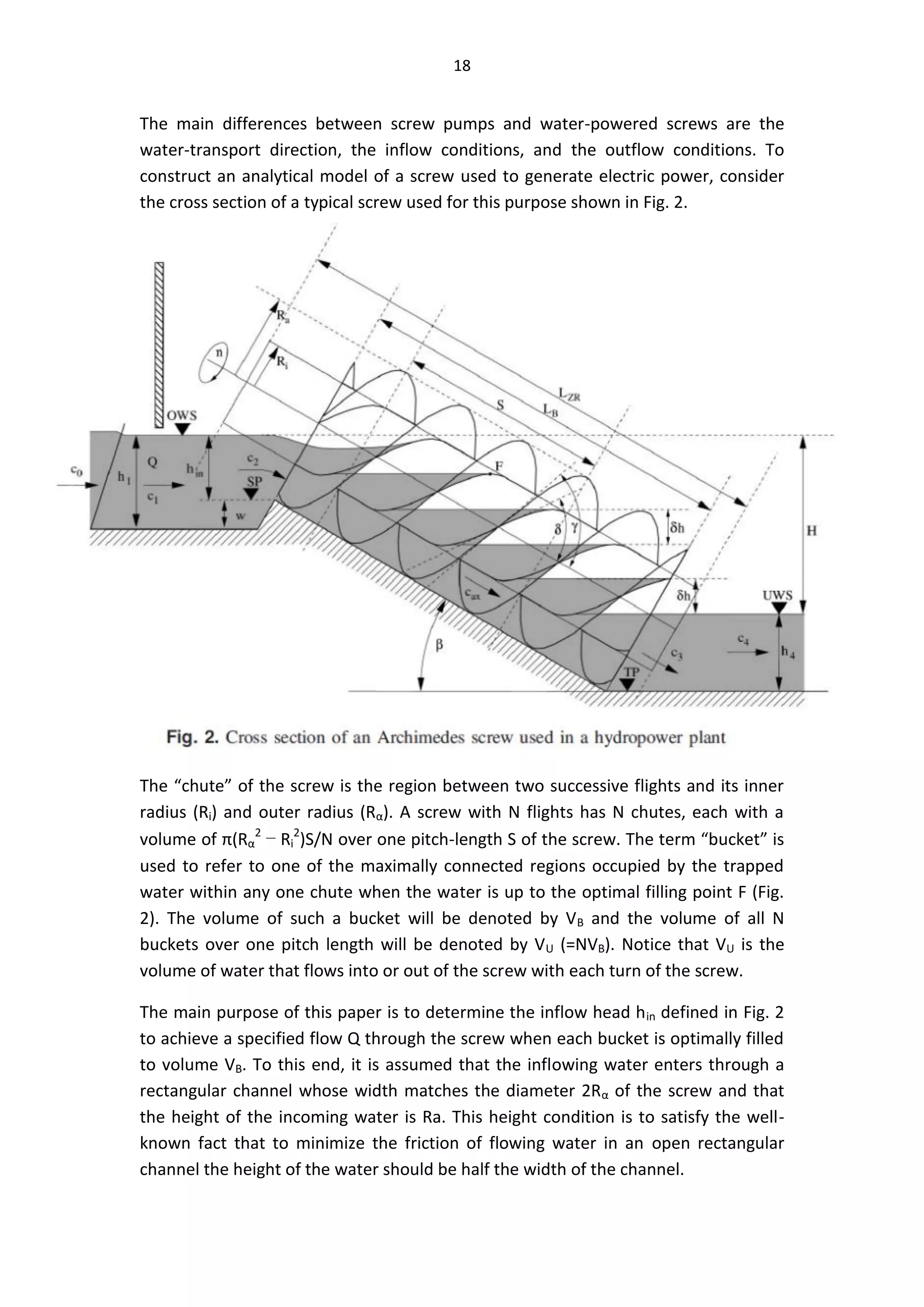 Archimedes Screw as a Low Head Hydropower Generator | PDF
