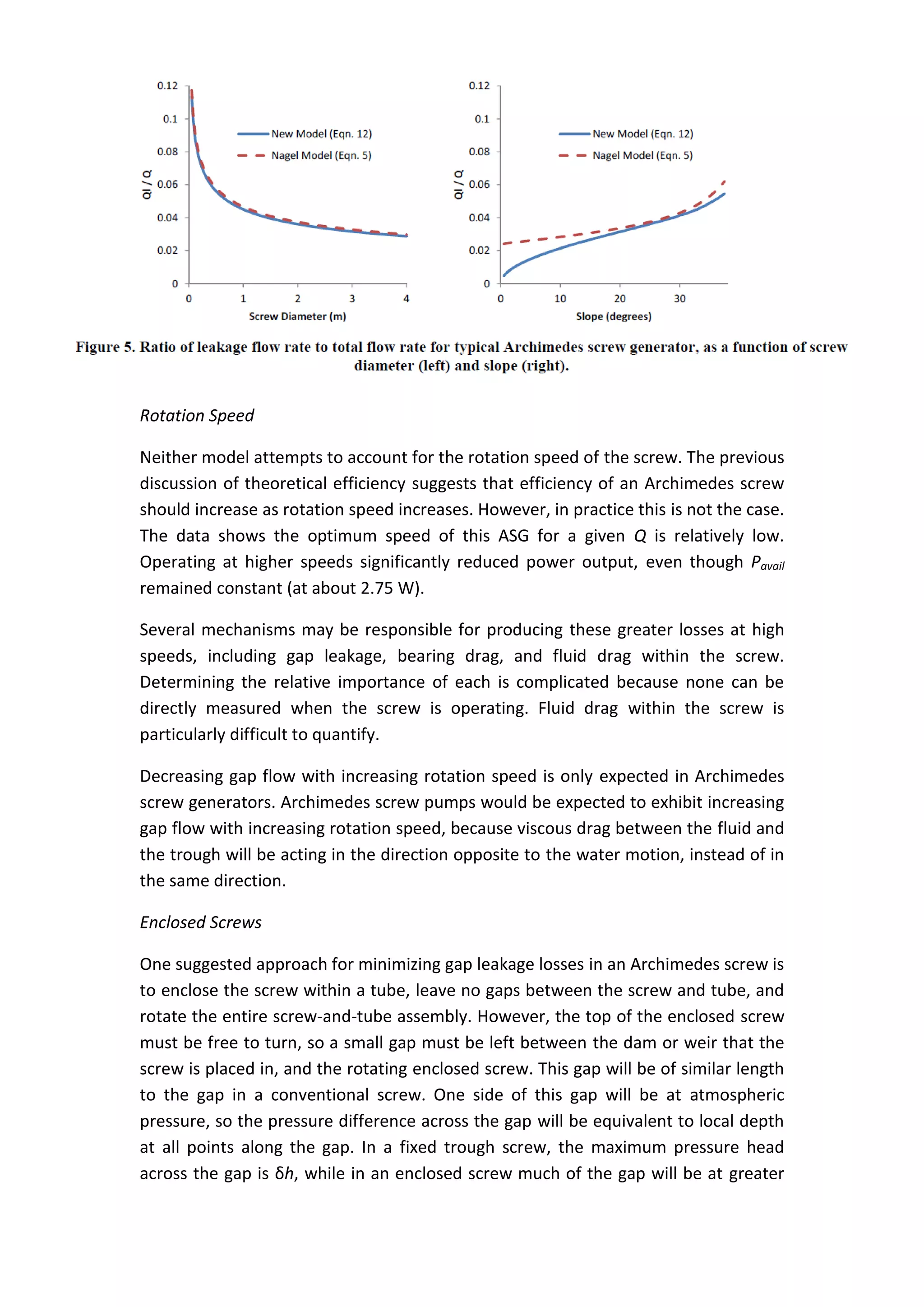 Archimedes Screw as a Low Head Hydropower Generator | PDF
