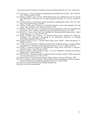 PATTERN RECOGNITION USING CONTEXTDEPENDENT MEMORY MODEL (CDMM) IN MULTIMODAL AUTHENTICATION ...