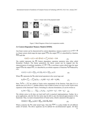 PATTERN RECOGNITION USING CONTEXTDEPENDENT MEMORY MODEL (CDMM) IN MULTIMODAL AUTHENTICATION ...