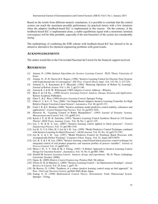 NONLINEAR BATCH REACTOR TEMPERATURE CONTROL BASED ON ADAPTIVE FEEDBACK-BASED ILC | PDF