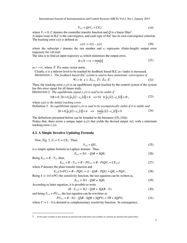 NONLINEAR BATCH REACTOR TEMPERATURE CONTROL BASED ON ADAPTIVE FEEDBACK-BASED ILC | PDF