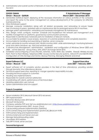 RESUME-Rashid Abbas | PDF