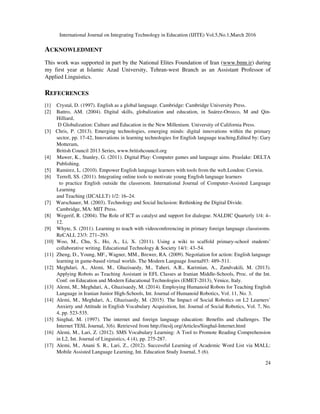 GENERAL IMPACTS OF INTEGRATING ADVANCED AND MODERN TECHNOLOGIES ON ...