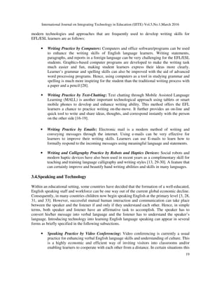 GENERAL IMPACTS OF INTEGRATING ADVANCED AND MODERN TECHNOLOGIES ON ...