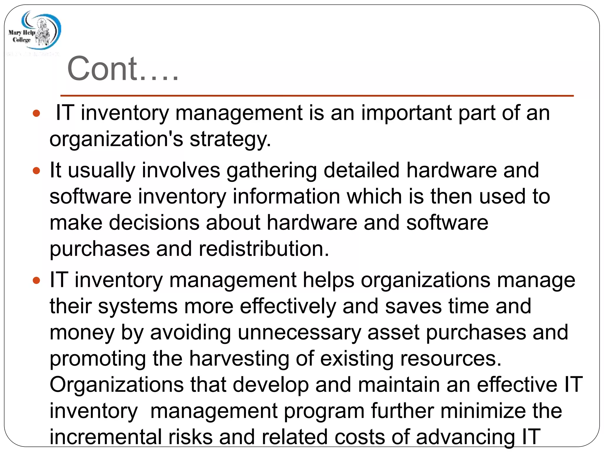 511718784-maintain-inventory-of-equipment-software-and-documentation.pptx