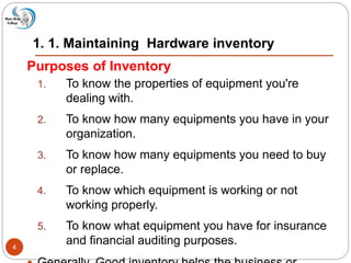 511718784-maintain-inventory-of-equipment-software-and-documentation.pptx