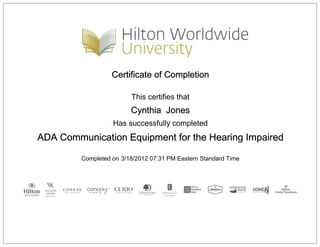 ADA HEARING IMPAIRED | PPT