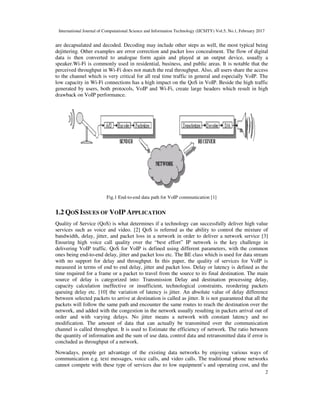 CASE STUDY FOR PERFORMANCE ANALYSIS OF VOIP CODECS IN NON-MOBILITY ...