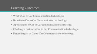 Car to Car Communication (8) | PPTX