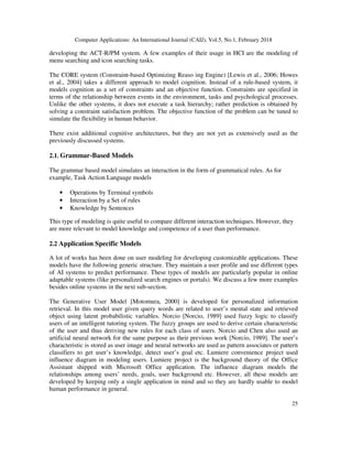 A SURVEY ON USER MODELING IN HCI | PDF