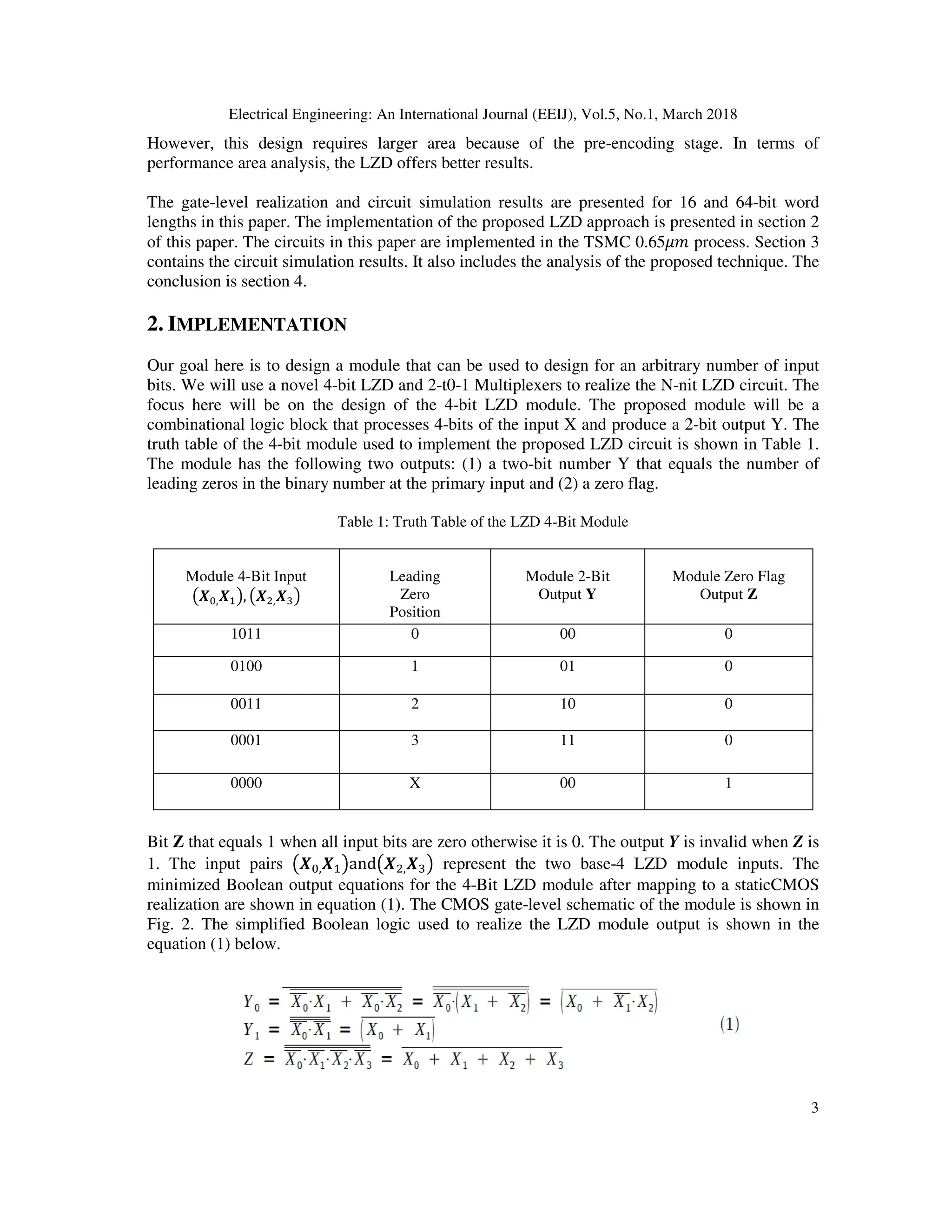 AN EFFICIENT BASE-4 LEADING ZERO DETECTOR DESIGN | PDF