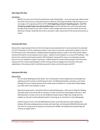 STP Training Evaluation - Final Summary (MGiller) | PDF