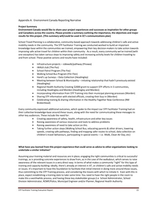 STP Training Evaluation - Final Summary (MGiller) | PDF