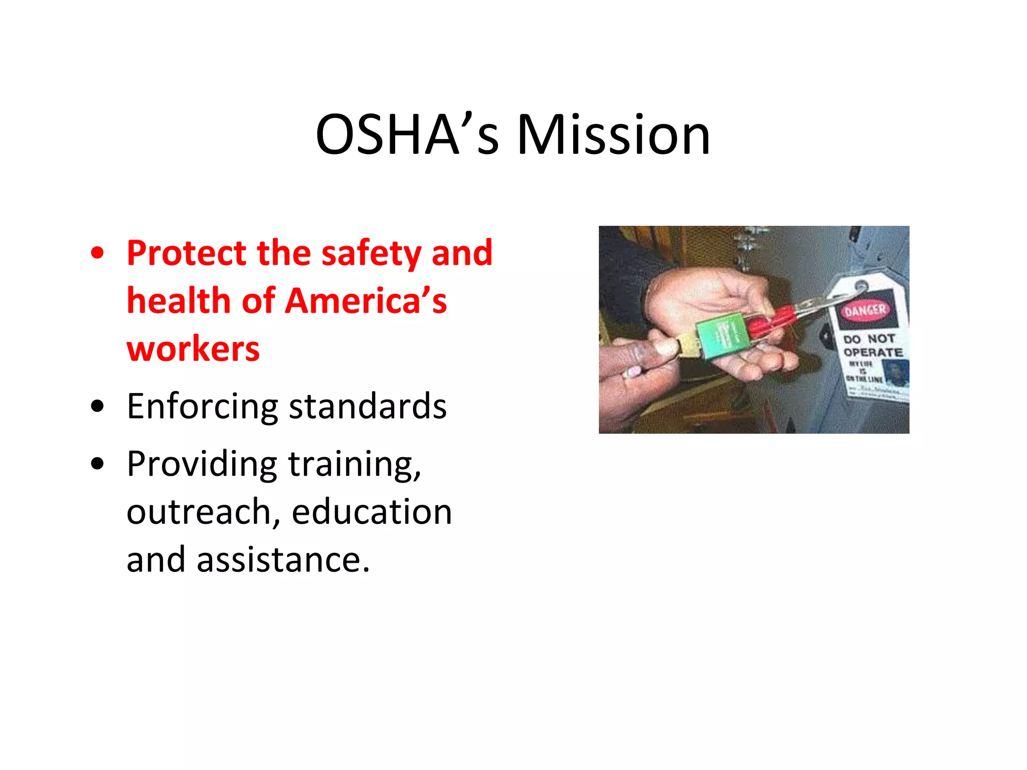 Introduction to OSHA | PPTX