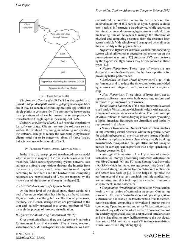 A Virtualization Model for Cloud Computing | PDF