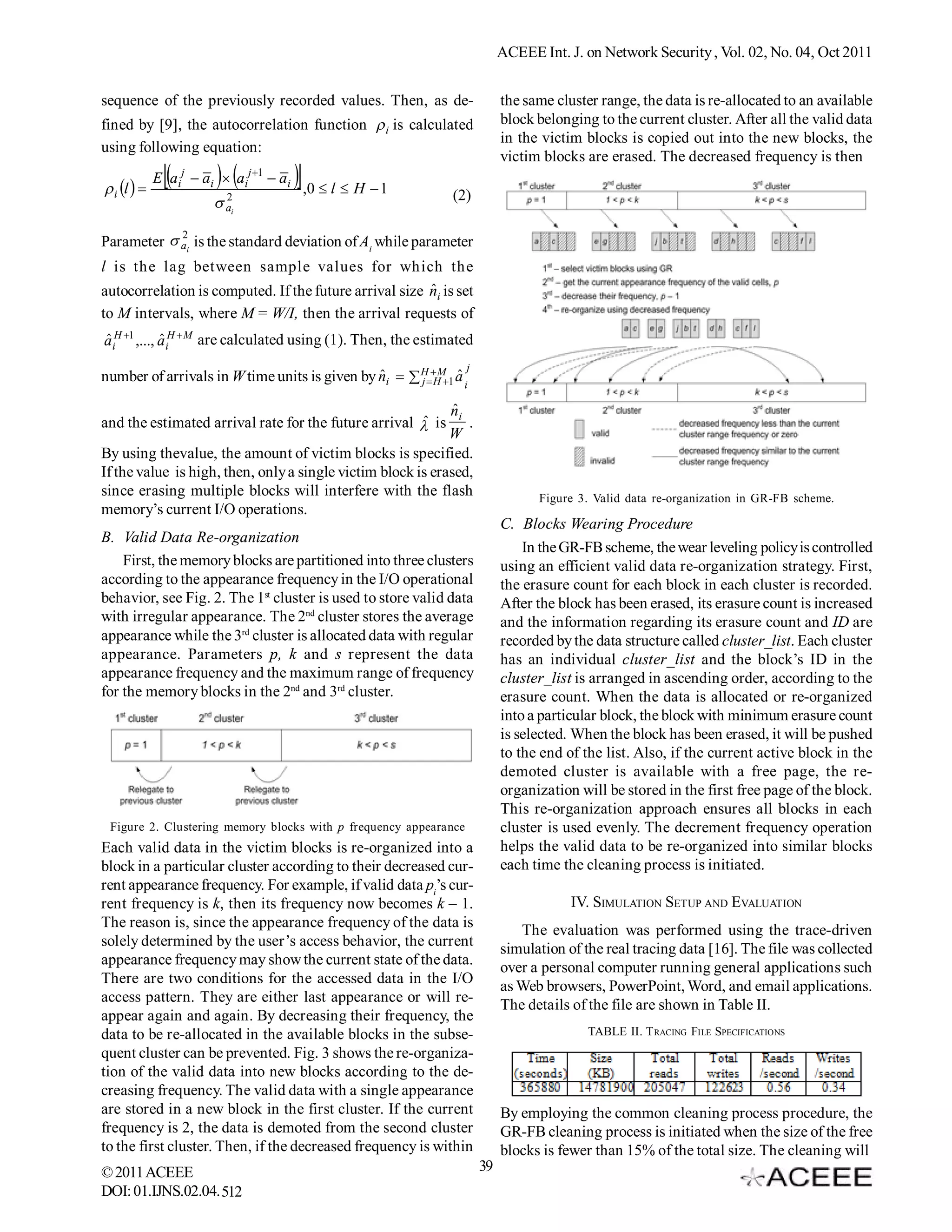 GR-FB Block Cleaning Scheme in Flash Memory | PDF