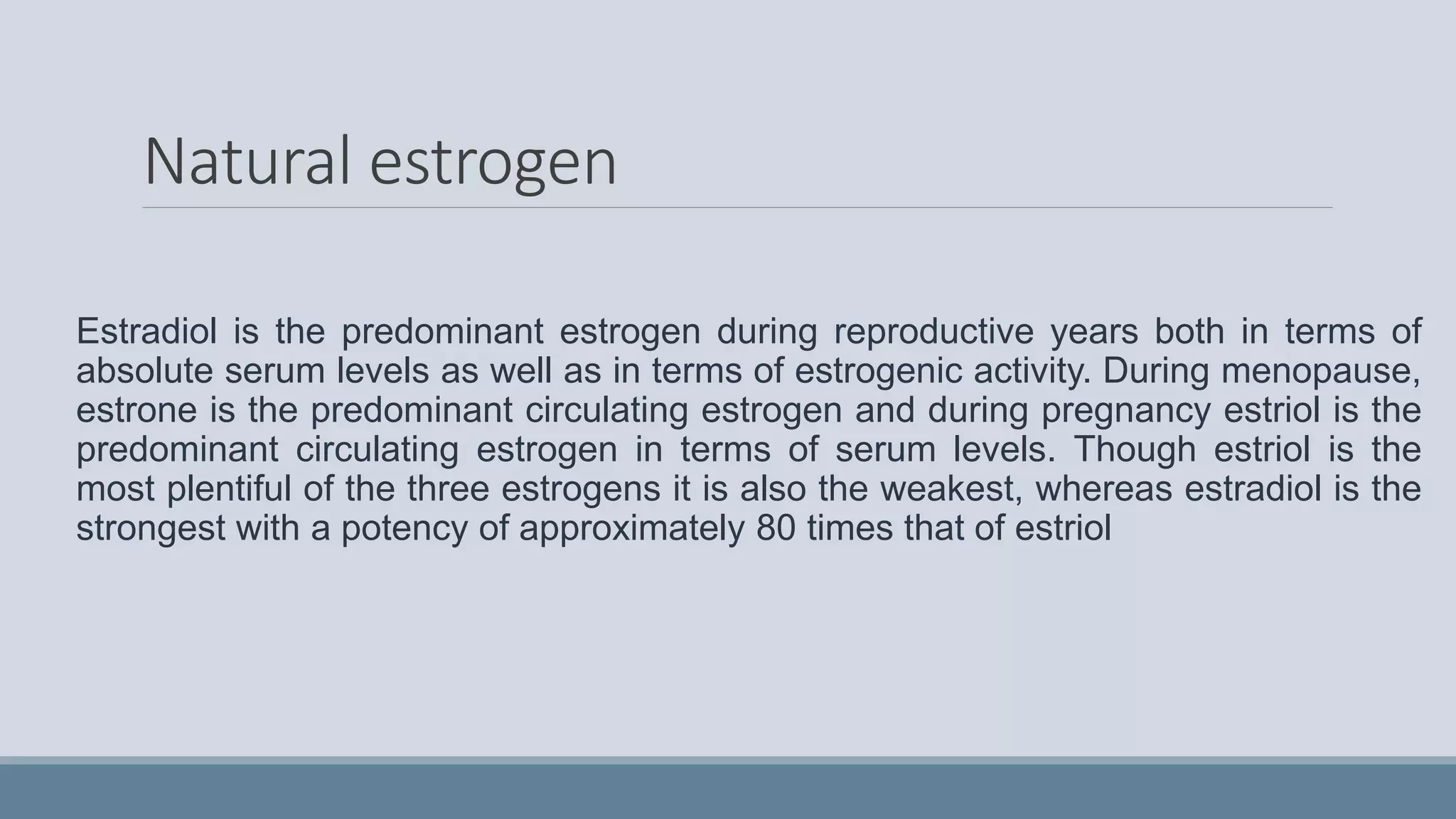 Estrogen Hormone By @Sana_Haroon | PPTX