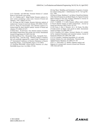 Vibrational Analysis Of Cracked Rod Having Circumferential Crack | PDF