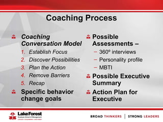 5120 Coaching in Effective Leadership Module 5 | PPT