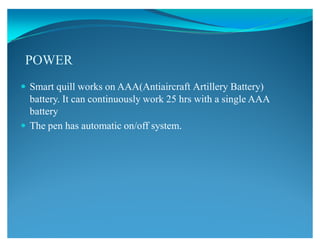 smart quill pen | PDF